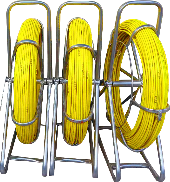 Fiber Optic Cable Duct Rodder / Traceable Duct Rodders Rod Fibre Glass ...