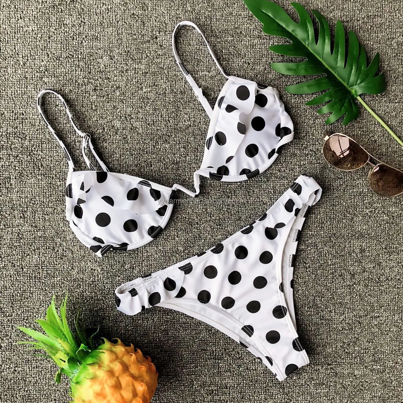 Beach Swimwearswim Wear Ruffle Colorful Girl Removing Bikini Thong Buy Swimwearswim Wear