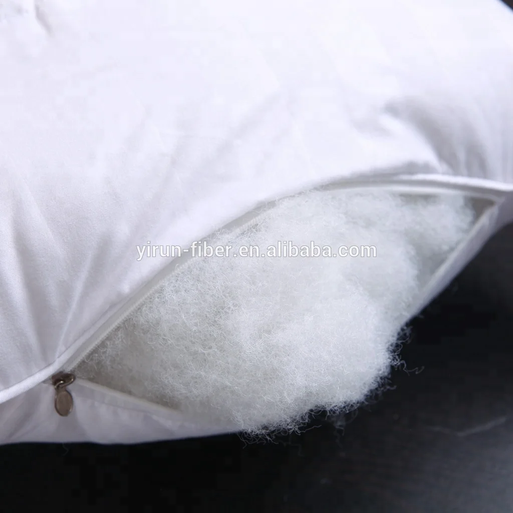 Poliéster Reciclado De Material De Relleno De Fibra Hueca Con Silicona ...