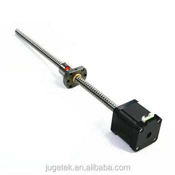 Ball Screw Threaded Linear Stepper Motor Nema 17 With 1204 Ball Screw ...