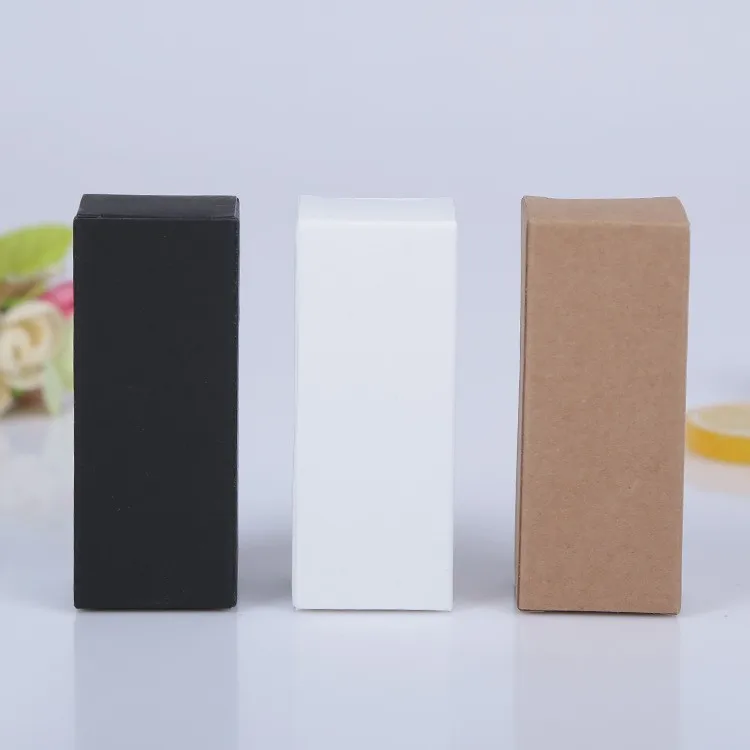 Custom Brown Kraft Folding Paper Lip Balm Container Makeup Lipstick ...