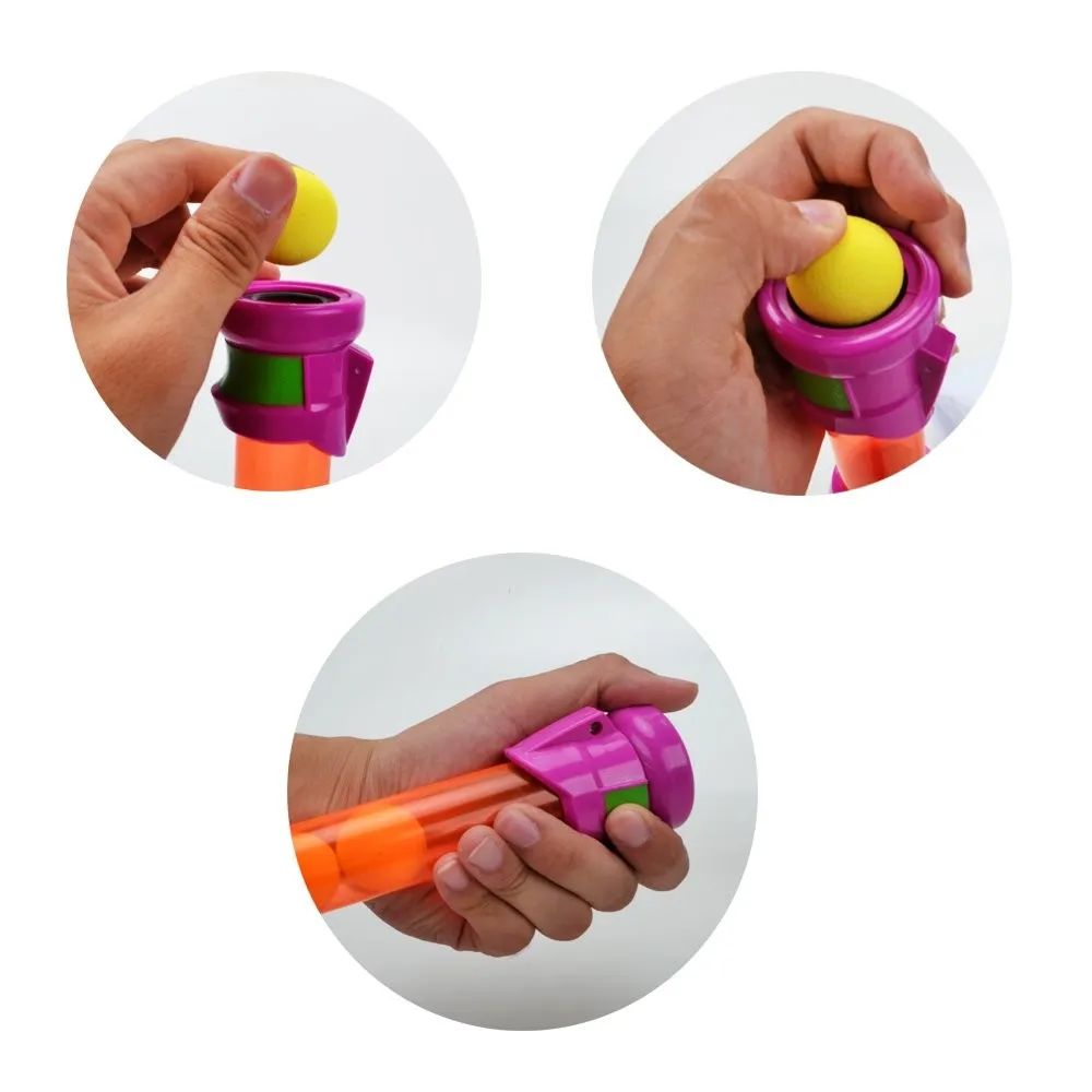 Foam Shooter Battle Ball Gun Atomic Pump Action Shooter For Child Kids ...