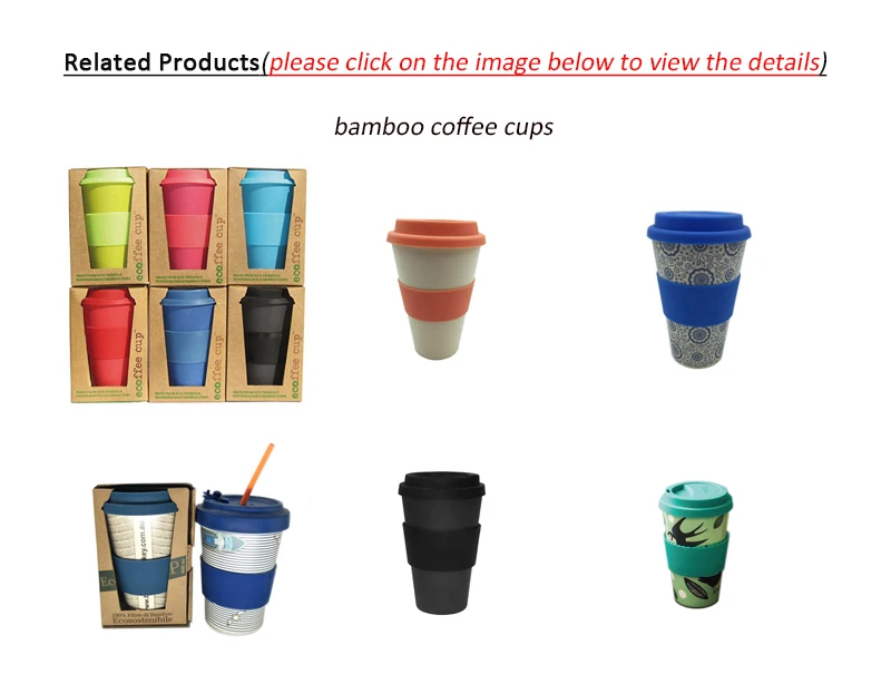 2019 New Developed Reusable Biodegradable Eco Bamboo Fiber Coffee Cup ...