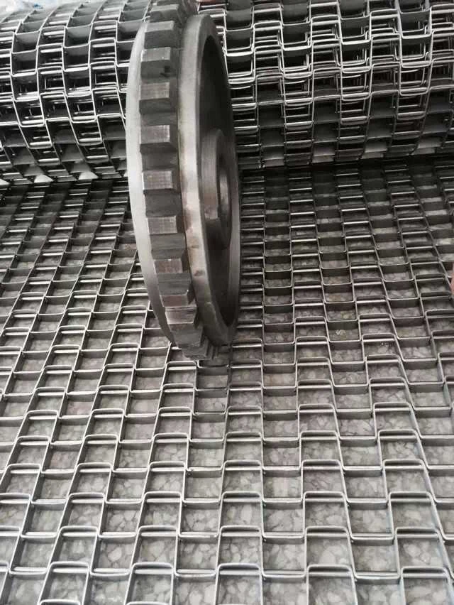 Honeycomb Wire Mesh Conveyor Belt Flat Wire Belting Stainless Steel U ...