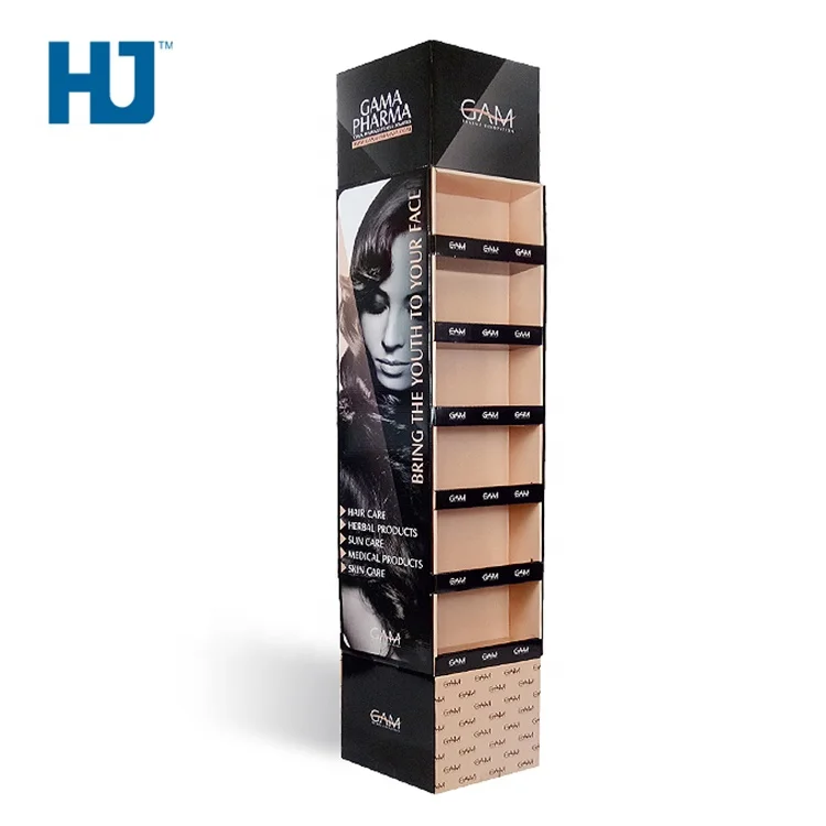 New Arrival Plastic Pegboard Hook Exhibition Booth For Cosmetics Makeup ...