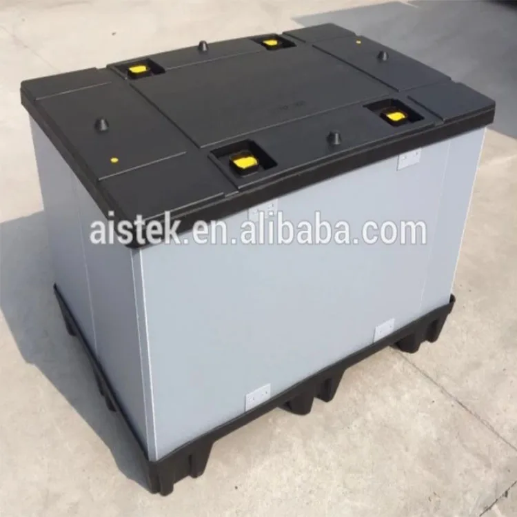 Heavy Duty Collapsible Plastic Coaming Board Crate