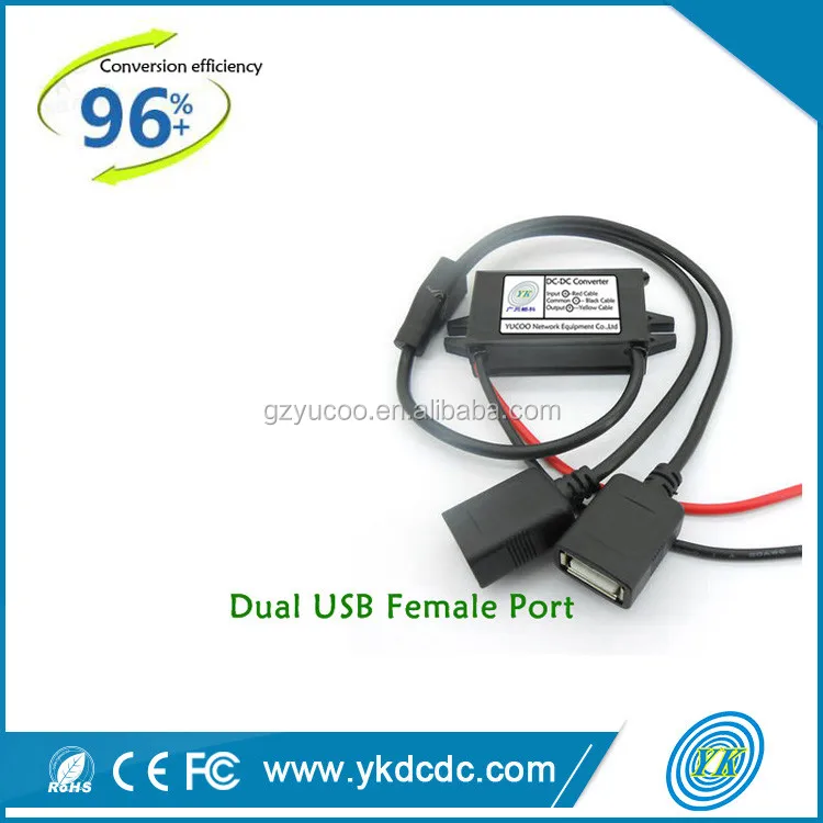 Waterproof 12v To 5v Usb Dc Converter - Buy 12v To 5v Usb Converter ...
