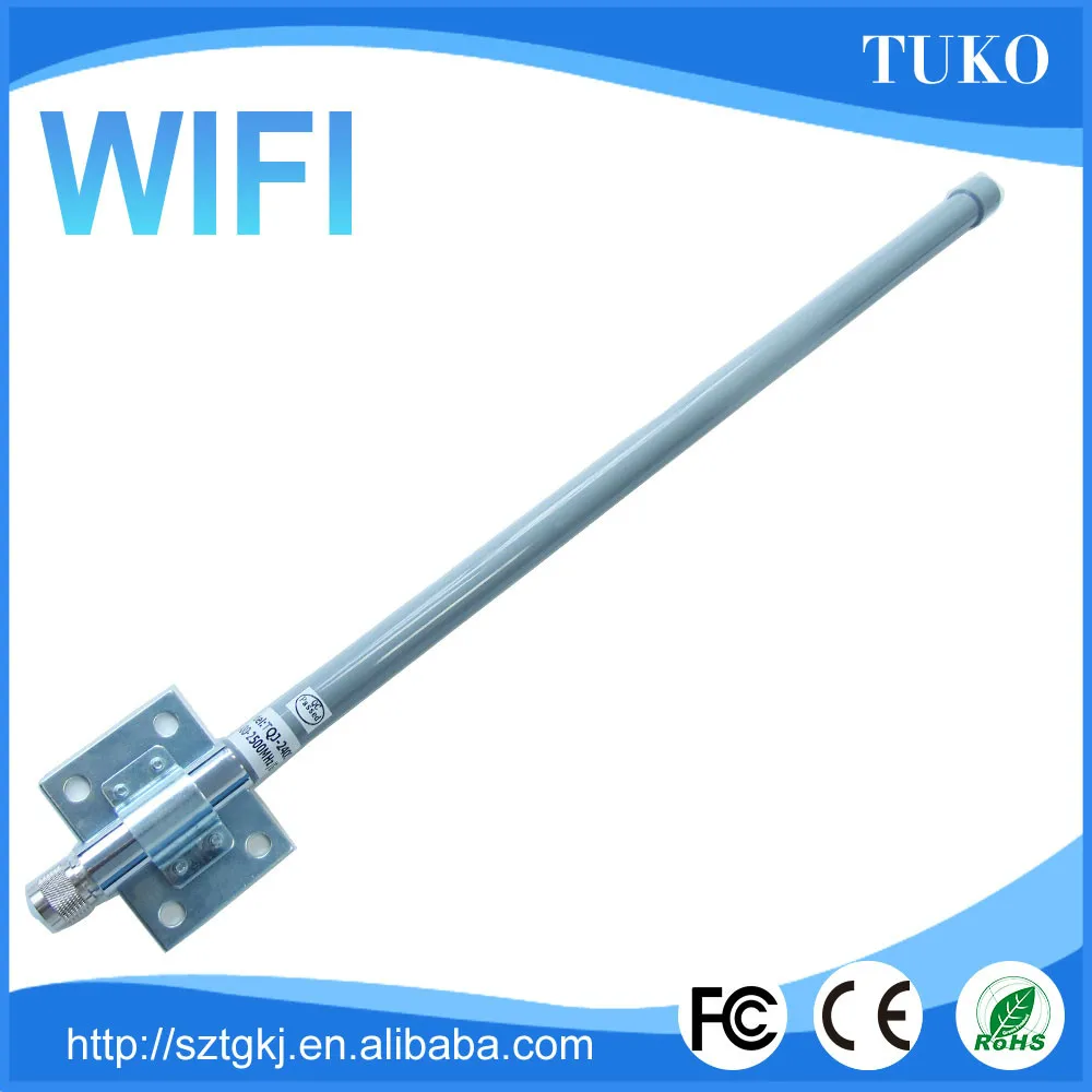 Long Range Wifi Antenna Gsm Outdoor Antenna Omni Fiberglass 2.4g Router ...