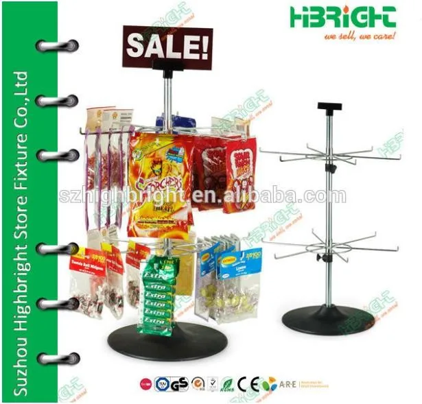 Economical and Eco-Friendly Retail Display Shelf for Chewing Gum