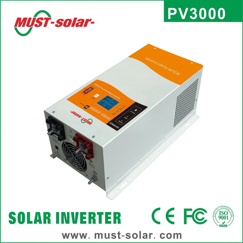Must Factory Solar Inverter 3000w Solar Power Inverter Dc 24v To Ac ...