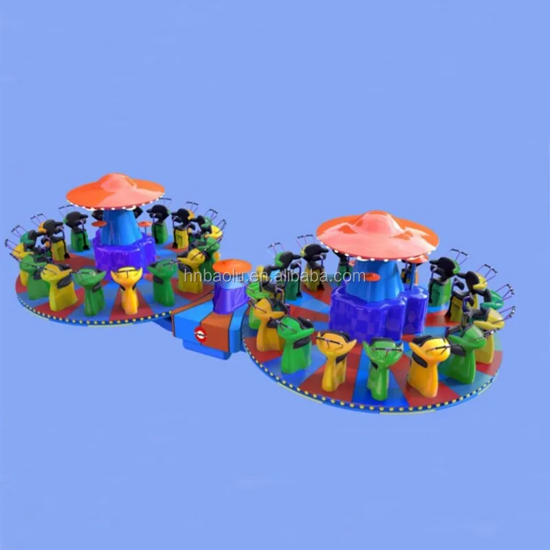 Thrilling Outdoor Theme Amusement Park Flying Ufo Rides - Buy Flying ...