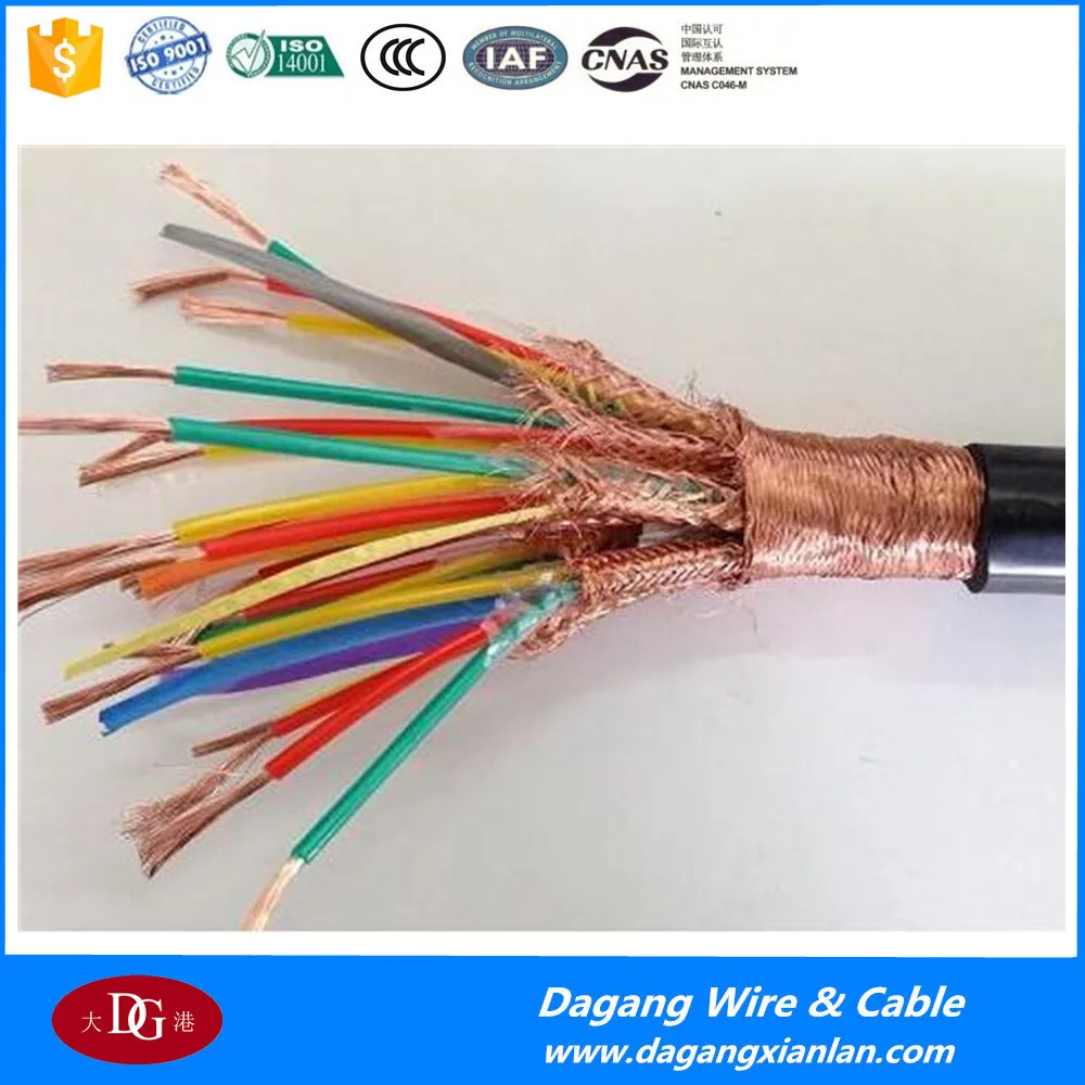 Blindado Cabo De Controle Elétrico LiYCY 3x1.5 3x2.5 3 Núcleo do Cabo ...