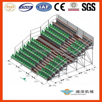 Scaffolding Retractable Grandstand Seating System Comply With Layher ...