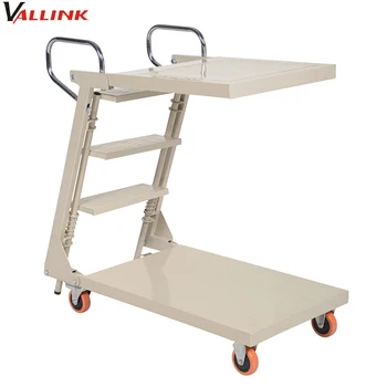 Warehouse And Supermarket Step Ladder Trolley With Wheels - Buy Ladder ...