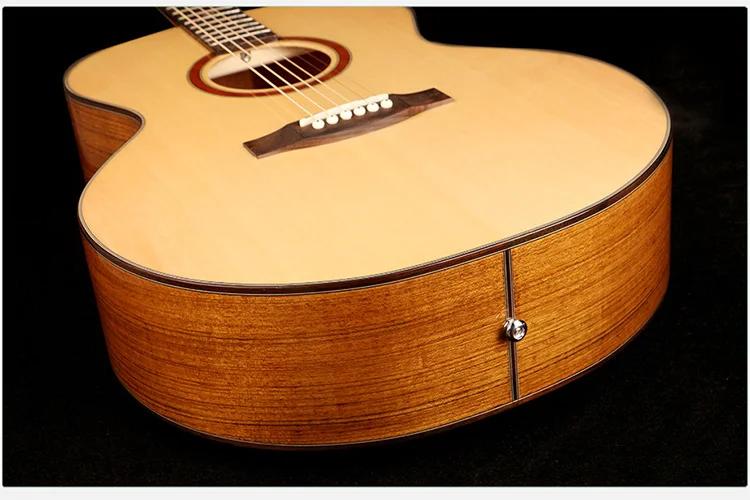 Jumbo Instrumento Musical - Acoustic Guitar with Solid Top