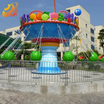 Amusement Park Kid Rides Swing Watermelon Rotating Outdoor Flying Chair ...