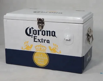 Metal Corona Cooler Box Insulated Corona Cooler Small Cooler Box - Buy ...