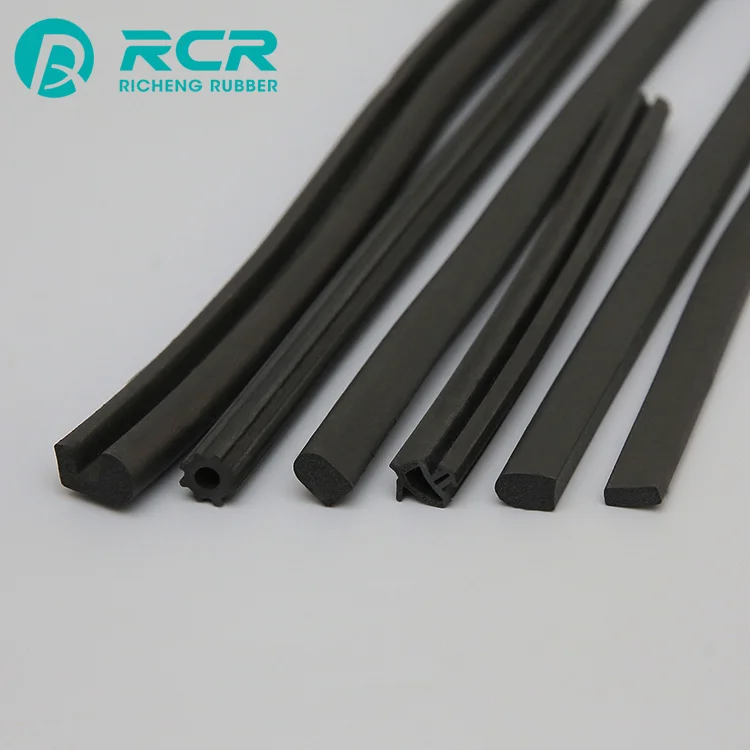 Customized Color Sliding Door Silicone Rubber Solid Seal For Machinery ...