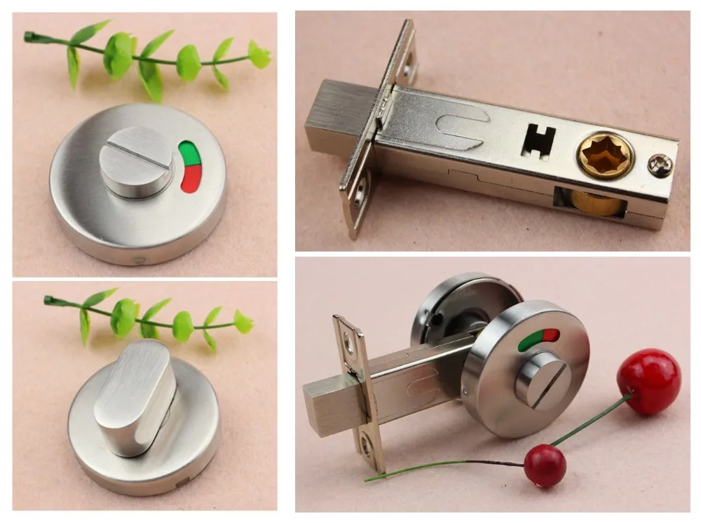 Bathroom Emergency Operated Stainless Steel 304 Indicator Door Lock for ...