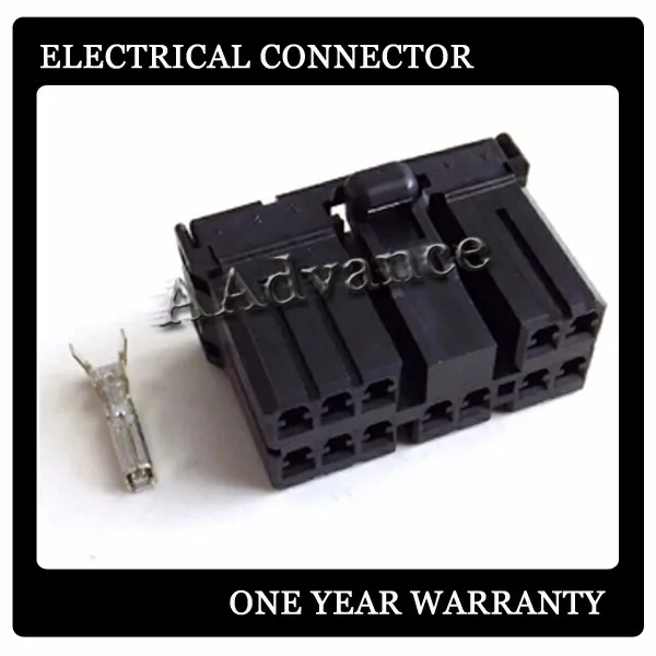 Motorcycle 12 Pin Female Electrical Tyco Amp Connector