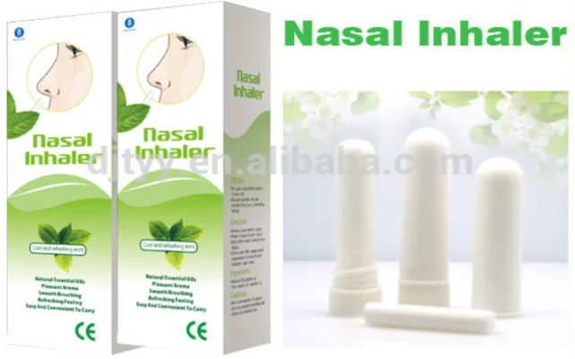 Thais White Custom Blank Nasal Inhaler Tube with Assorted Colors