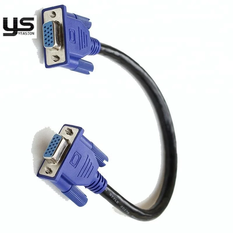 25cm/10"hd 15 Pin Female And Female To Female Rs232 Vga Cable For ...
