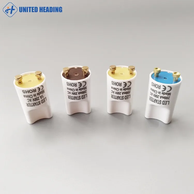 High Quality 0.2A/1A LED Tube Starter with Fuse - CE ROHS