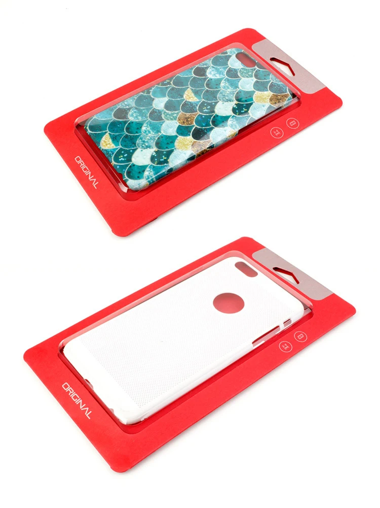 New Style Custom 400gsm Kraft Paper Cell Phone Case Package Packaging ...