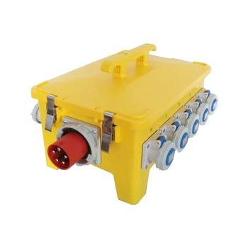 24 Way Three Phase Portable Power Distribution Box,Yellow Type Ip67 ...