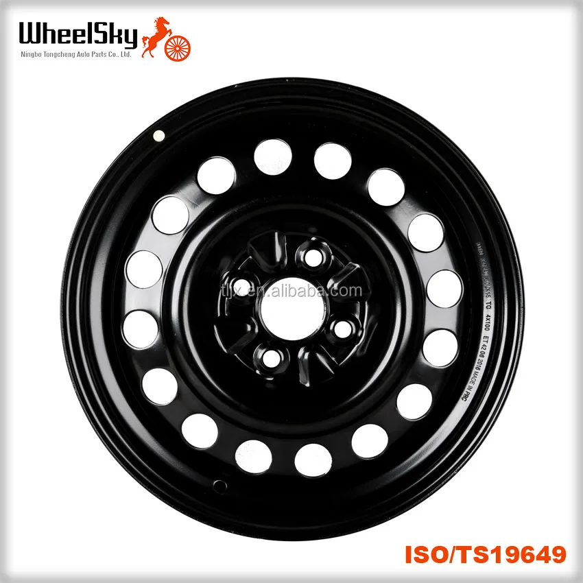 15 Inch 15x6 4x100 Good Run-out Steel Car Wheels Rim - Buy Car Wheels ...