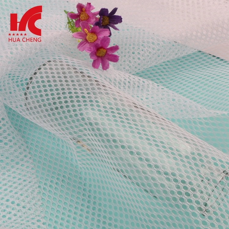White Big Round Hole Eyelet Mesh Fabric For Corset,Polyester Fabric ...