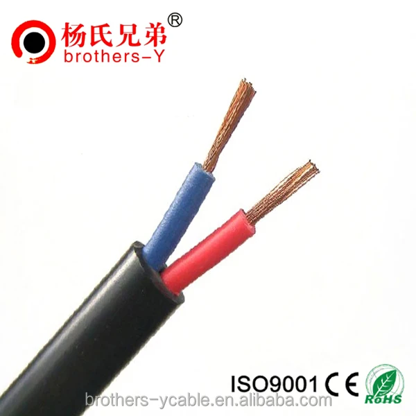 Electric Cable 10mm 2 Core 2.5mm 1mm 4mm 6mm 16mm Pvc Electric Copper Wire Bvv Flexible Power ...