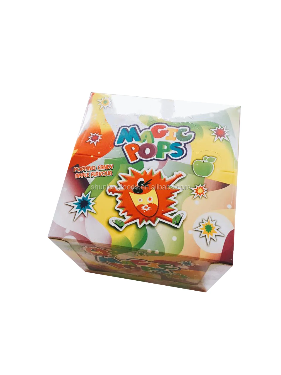 2g Magic Pops Popping Candy Cola Flavor Apple Sour Fruity Hard Candy ...