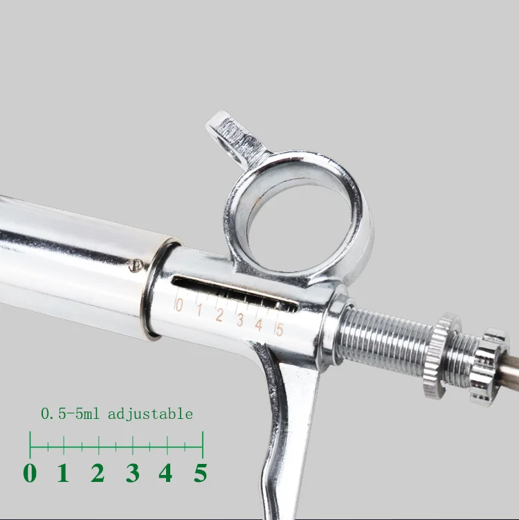 2ml 5ml Automatic Pistol Vaccine Medicine Syringe Chicken Duck Pig ...