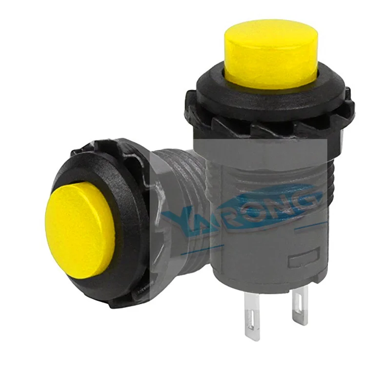 2a 250v Double Pole Small Pushbutton Switch - Buy Waterproof Push ...
