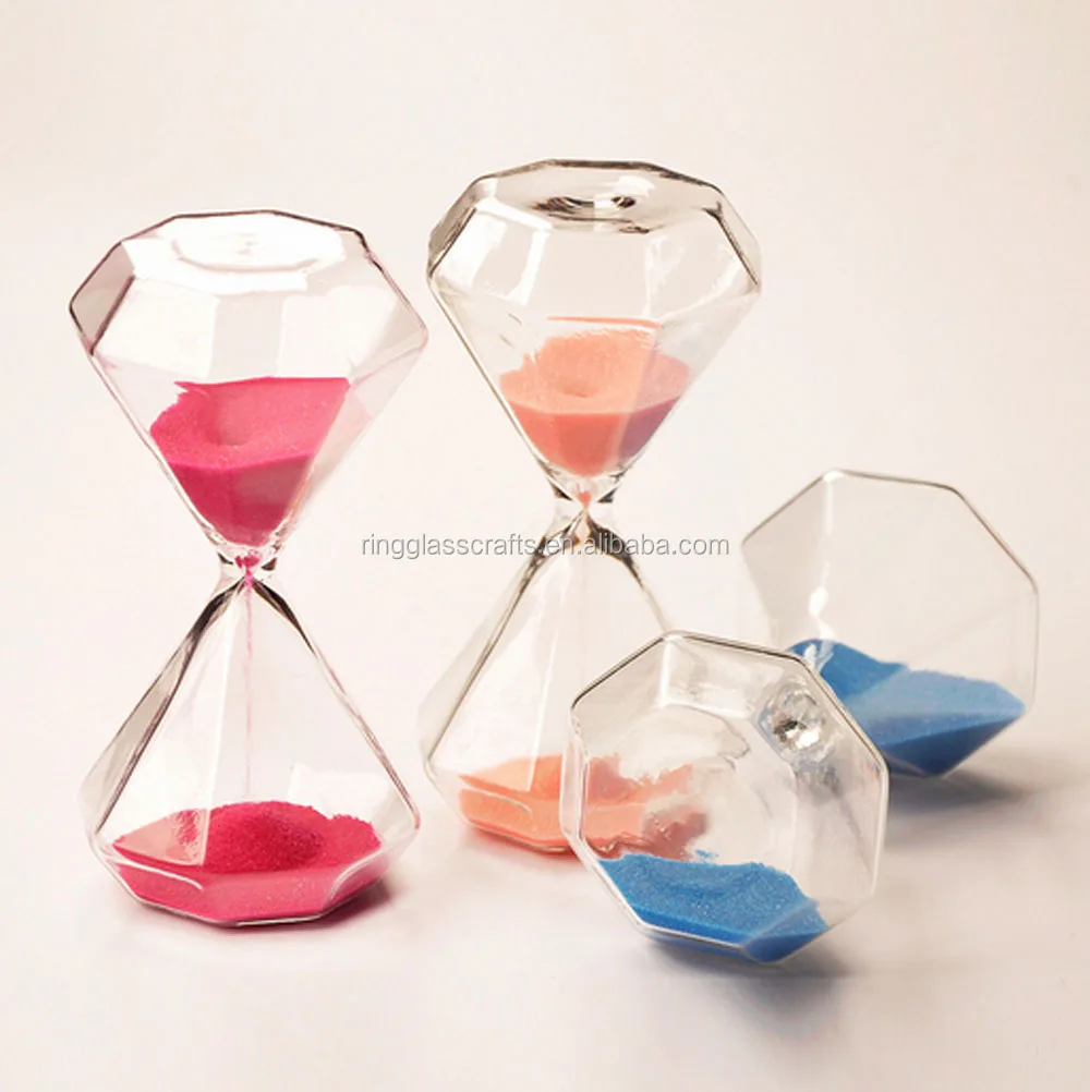 Hot Sale 5/15/30 Minutes Cheap Timer Sand Glass Diamond Hourglass For ...