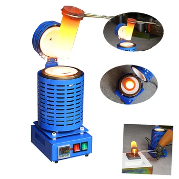 220v 3kg Portable Small Gold Smelting Furnace - Buy Gold Smelting ...