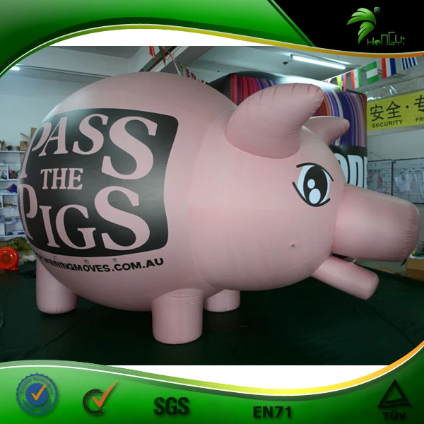 Inflatable Advertising Flying Pig Inflatable Helium Balloon With Logo ...