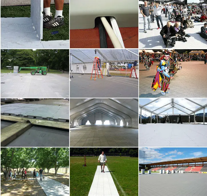 Plastic Floor Turf Protection Wedding/Tent Party Flooring Concert Event ...