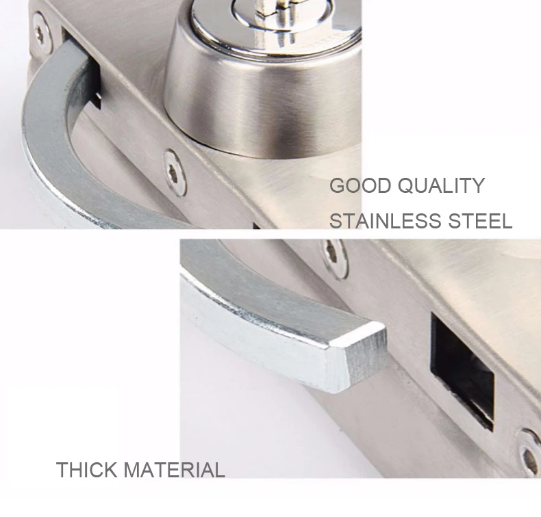 Frameless Glass Door Lock Set Stainless Steel Key Locks Manufacture Glass Door Lock Buy