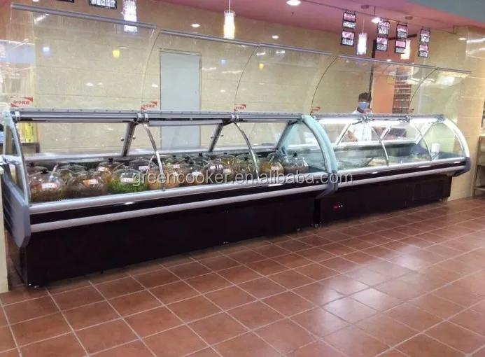 Deli Food Display Counter - Fresh Meat & Fish Chiller