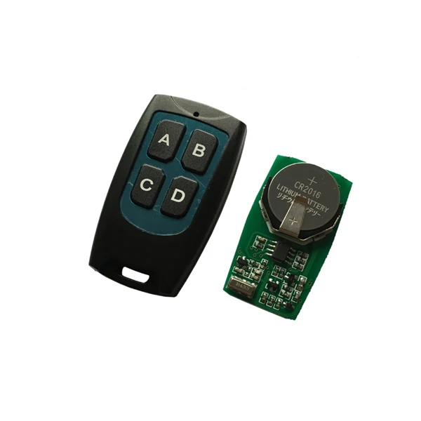 4 Channel RF Remote Control - Universal Garage Door Remote