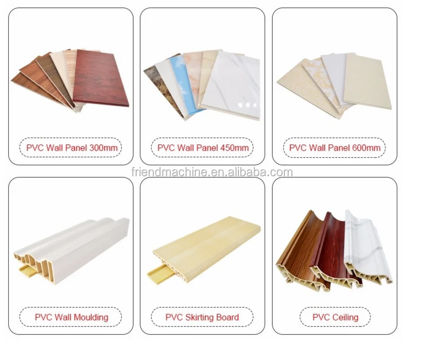 Wpc Pvc Plastic Ceiling Panel Wall Extruder Machine/pvc Plastic Ceiling ...