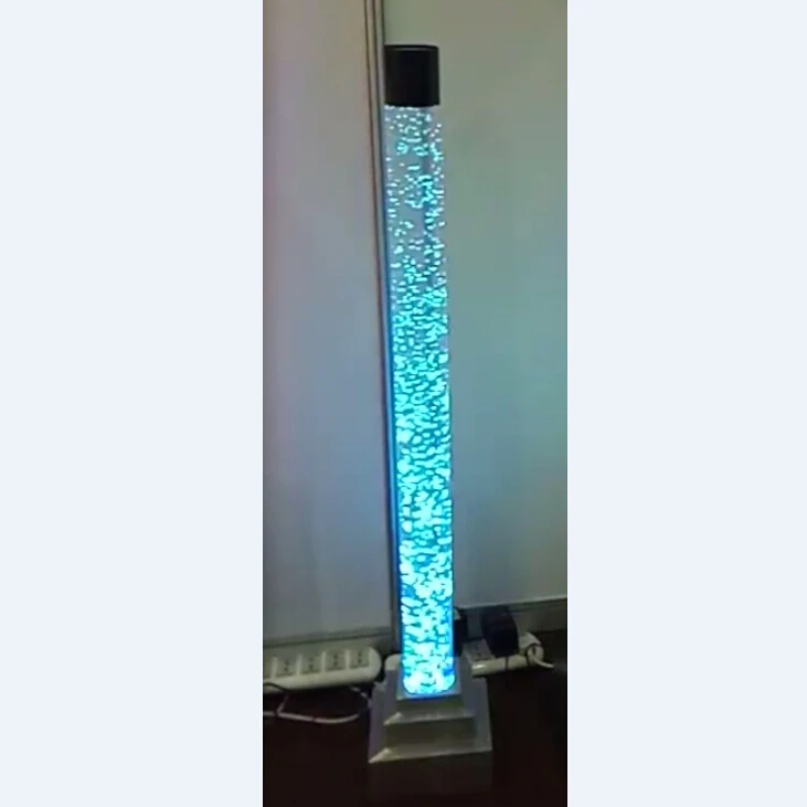 Acrylic Water Bubble Pillar with RGB LED Lights - Shellrare