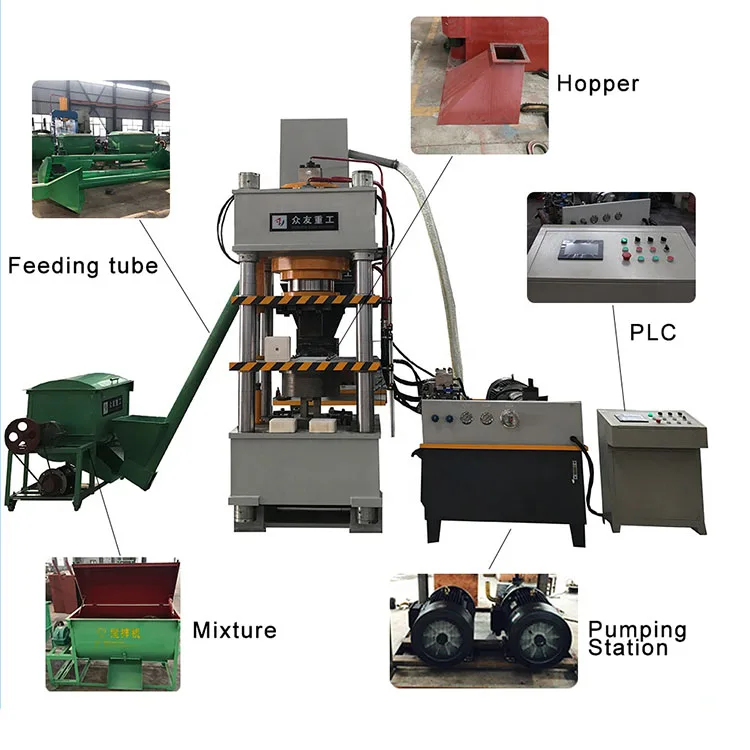Making Animal Mineral Licking Salt Block Press Machine For Cattle Cow ...