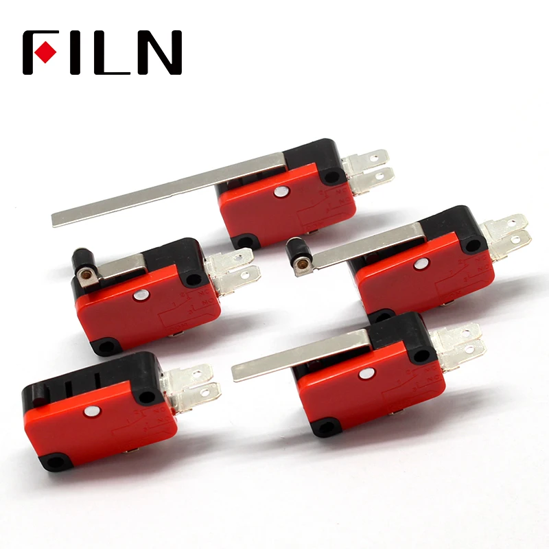 Micro Limit Switches 15a 250v 125v No+nc+com 4.8mm 3 Pins Spdt ...