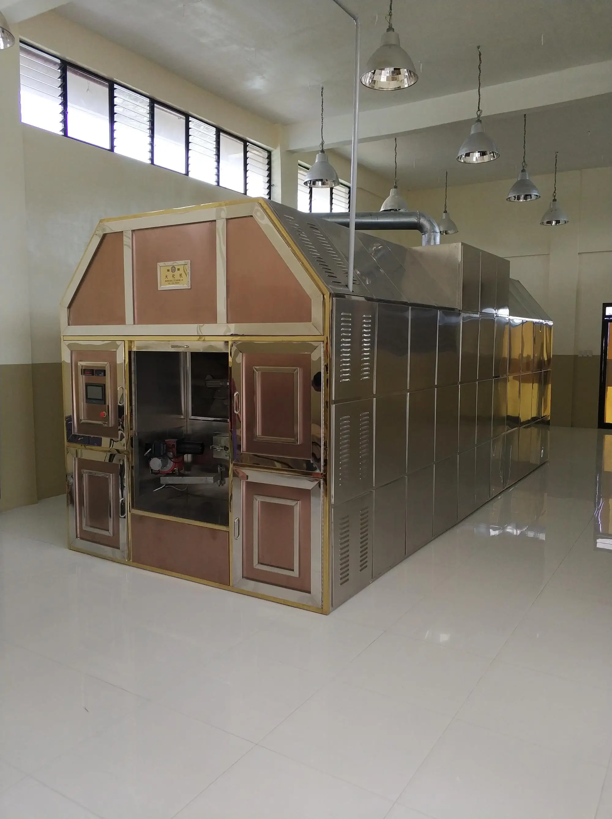 Funeral Cremation Machine For Human Heavy Duty 380v Automatic System ...