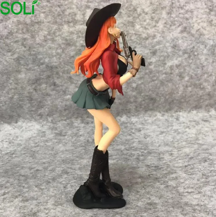 One Piece Cowboy Nami Take A Gun Sexy Nami Plastic Action Figure Custom - Buy Plastic Action ...