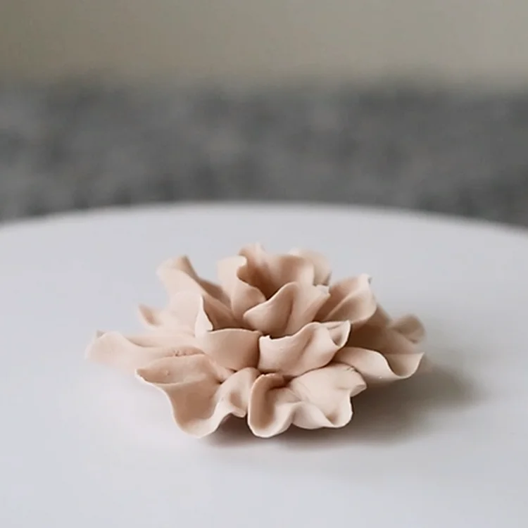 Artificial Clay Making Pink Color 3 Inch Wall Decorative Ceramic Ritual ...