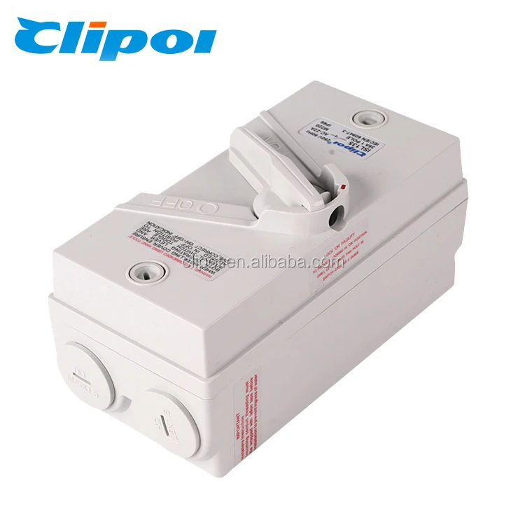 Crazy Price Isolating Switch 2pole 63A Weatherproof Isolating Switch ...